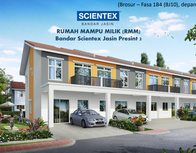 Bandar Scientex Jasin Presint 2 - Terraced House for Sale - Melaka