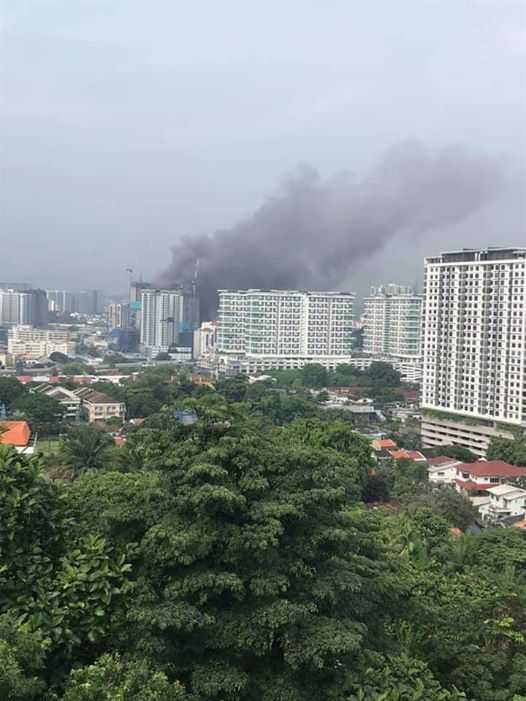 Fire at construction site on Old Klang Road | EdgeProp.my