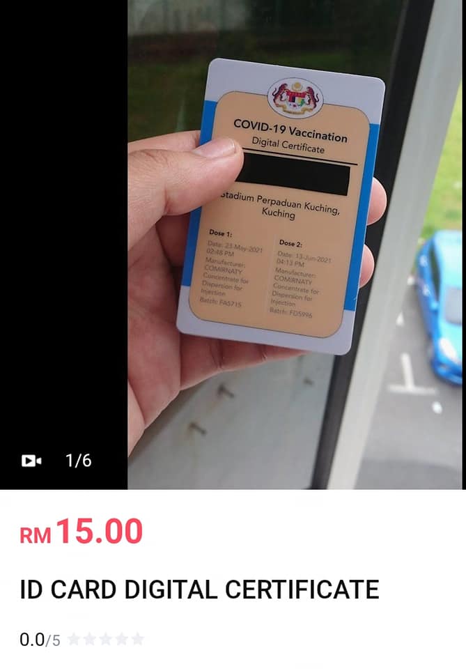 MoH detects 'vaccination certificates' being sold online | EdgeProp.my