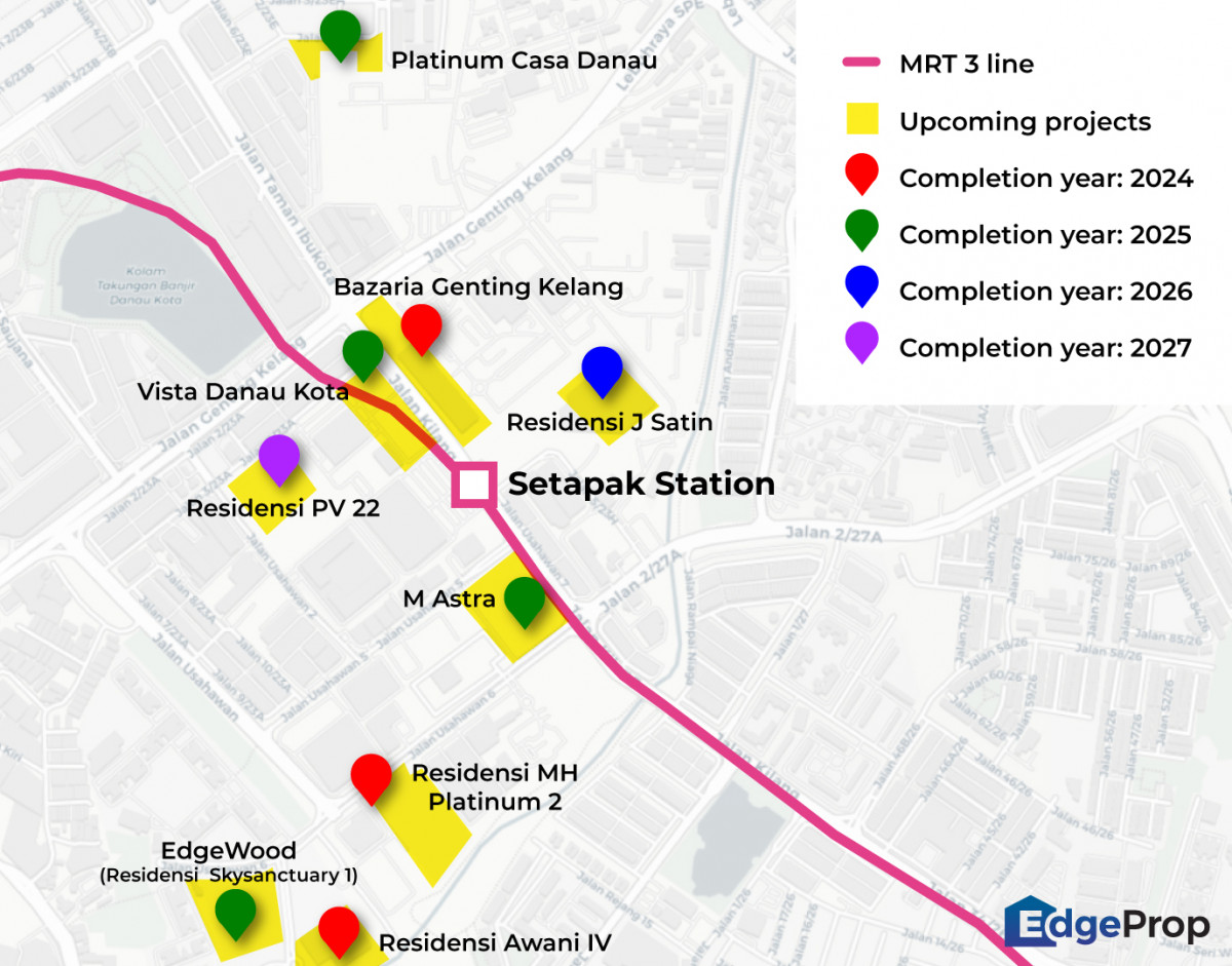 MRT3 Line: Which stations have the most new property developments ...