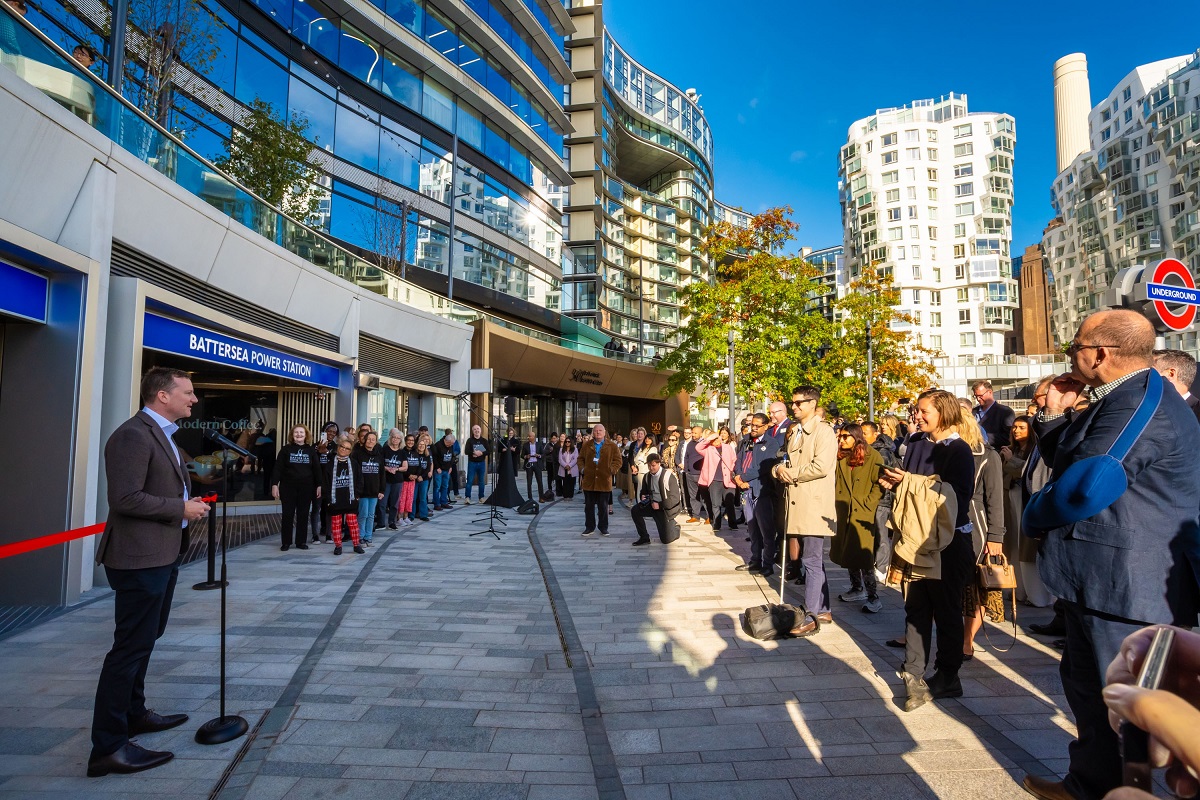 New step-free Underground entrance opens at Battersea Power Station ...