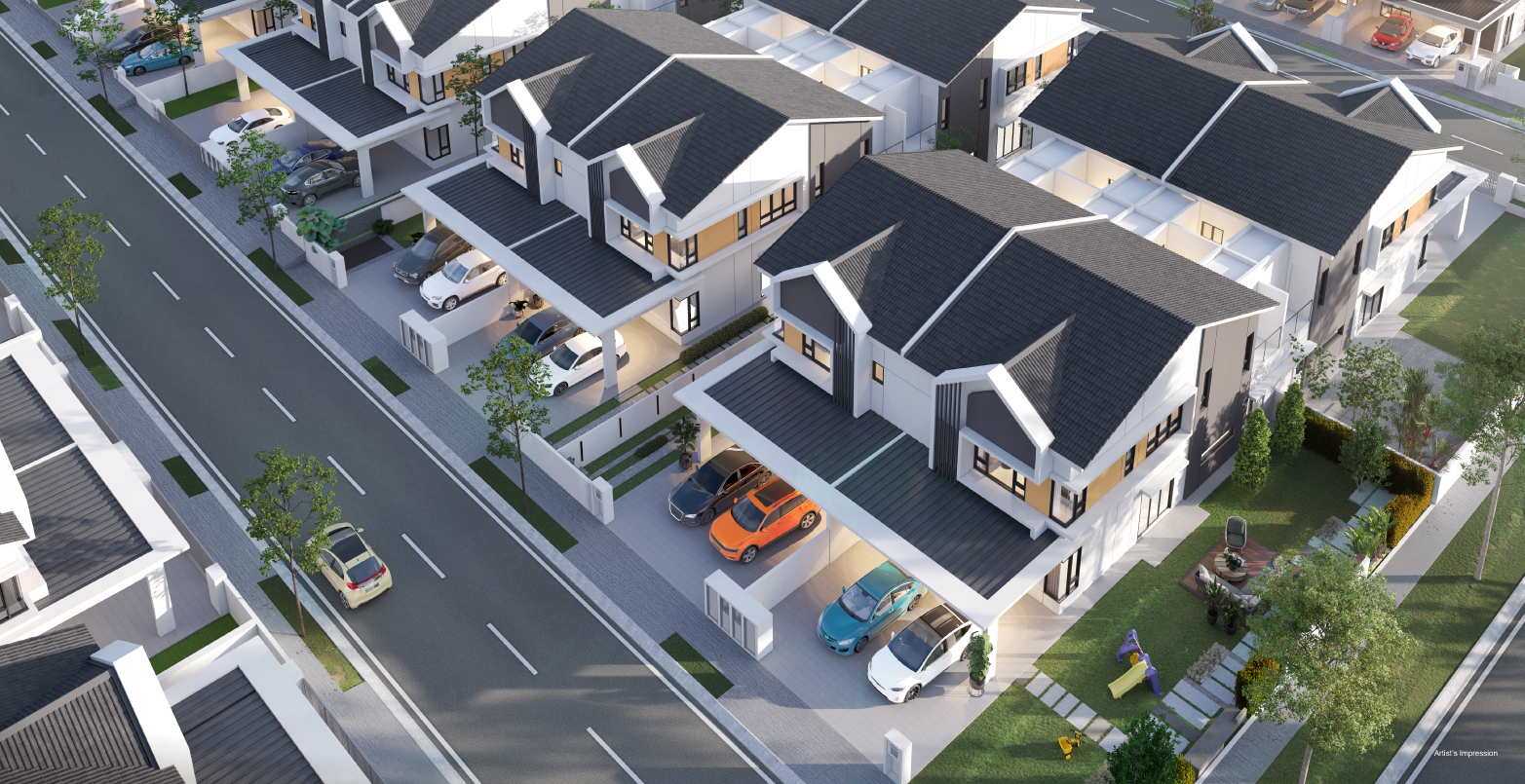 Suria Heights 2-storey cluster (CH-P1) a modern home designed for ...