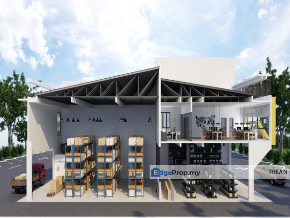 NEW & MODERN LINK FACTORY WITH FUNCTIONAL SPACE for Sale @RM1,220,000 ...
