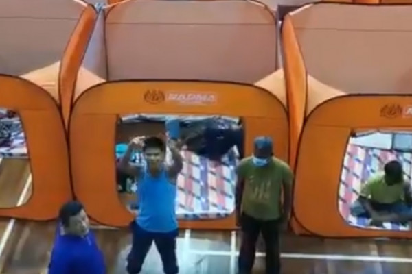 Federal Territories Ministry sets up cubicles to shelter homeless ...